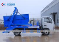 China Dongfeng HOWO 4x2 4CBM Skip Loader Swing Arm Garbage Truck Diesel Euro 3 for sale