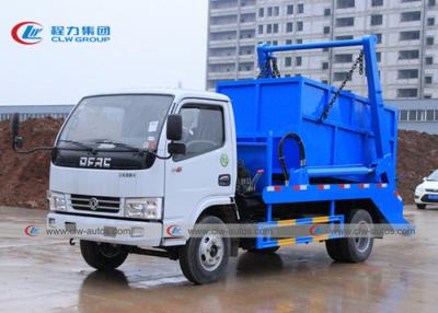China Dongfeng HOWO 4x2 4CBM Skip Loader Swing Arm Garbage Truck Diesel Euro 3 for sale