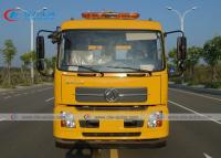 China Dongfeng Tianjin 4x2 8T Flatbed Tow Truck with XCMG Crane 120HP for sale