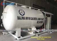 China 5T Mobile LPG Gas Filling Station 10000L Capacity with Dual Pumps and Motors for Cylinder Refilling for sale