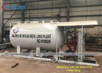 China 5T Mobile LPG Gas Filling Station 10000L Capacity with Dual Pumps and Motors for Cylinder Refilling for sale