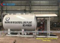 China 5T Mobile LPG Gas Filling Station 10000L Capacity with Dual Pumps and Motors for Cylinder Refilling for sale