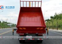 China Sinotruk Wangpai 4x2 4T 5T Tipper Dumper Truck with XCMG 6300kg Straight Arm Crane for sale
