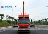 China Sinotruk Wangpai 4x2 4T 5T Tipper Dumper Truck with XCMG 6300kg Straight Arm Crane for sale