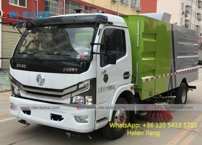 China Dongfeng 4x2 4m3 Watering Tank 5m3 Dust Tank Road Cleaning Sweeper Truck for sale