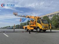China Isuzu 29-Meter Hydraulic Telescopic Aerial Platform Skylift Truck with 200kg Load Capacity and 95 km/h Speed for sale