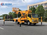 China Isuzu 29-Meter Hydraulic Telescopic Aerial Platform Skylift Truck with 200kg Load Capacity and 95 km/h Speed for sale