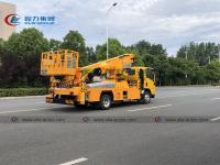China Isuzu 29-Meter Hydraulic Telescopic Aerial Platform Skylift Truck with 200kg Load Capacity and 95 km/h Speed for sale