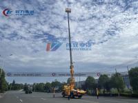 China Isuzu 29-Meter Hydraulic Telescopic Aerial Platform Skylift Truck with 200kg Load Capacity and 95 km/h Speed for sale
