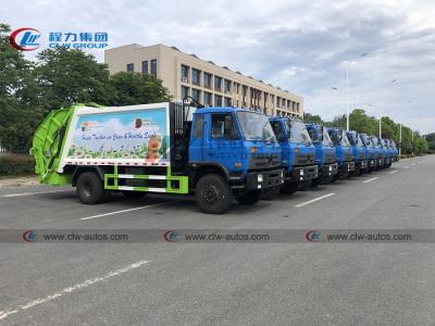 China Dongfeng 14cbm Compactor Garbage Truck Right-Hand Drive 14000Liters Euro 2 for sale