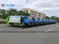 China Dongfeng 14cbm Compactor Garbage Truck Right-Hand Drive 14000Liters Euro 2 for sale