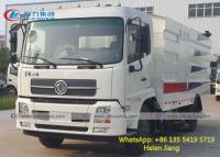 China Dongfeng 4x2 10CBM Vacuum Road Sweeper Truck for Street Cleaning for sale