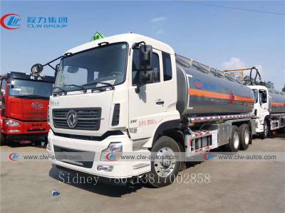 China Dongfeng Kinland 6x4 20000L Aluminum Alloy Gasoline Transport Truck 210HP for sale