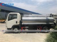 China Sinotruk Howo 5cbm 304 Stainless Steel Water Tank Truck 5000Liters 4x2 for sale