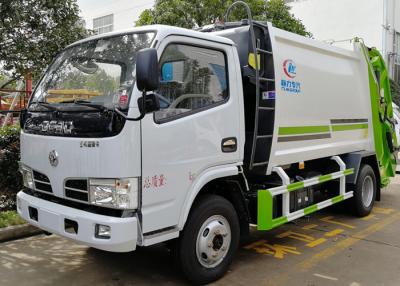 China Dongfeng 4x2 4m3 5m3 Rear Loader Waste Compactor Truck Cummins 102HP Euro III for sale