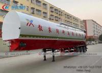 China SGS 3 Axle 40000L Hydraulic Auger Bulk Feed Delivery Truck with 47 cbm Capacity for sale