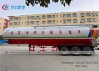 China SGS 3 Axle 40000L Hydraulic Auger Bulk Feed Delivery Truck with 47 cbm Capacity for sale