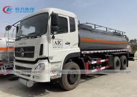 China Dongfeng 6x4 13000L Plastic Lined Acid Chemical Liquid Tank Truck 13CBM for sale