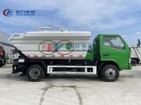 China Dongfeng 7cbm 7000L Sealed Dump Garbage Truck 120HP Diesel Euro II for sale