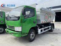 China Dongfeng 7cbm 7000L Sealed Dump Garbage Truck 120HP Diesel Euro II for sale