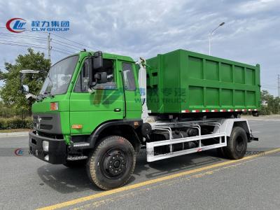China 13,000L Dongfeng Hook Lift Garbage Truck with 13m³ Capacity and 190HP Cummins Engine for Waste Management for sale