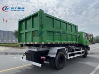 China 13,000L Dongfeng Hook Lift Garbage Truck with 13m³ Capacity and 190HP Cummins Engine for Waste Management for sale