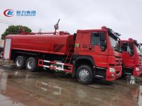 China Sinotruk HOWO 336HP 20Ton 6x4 Fire Fighting Water Tank Sprinkler Truck for sale