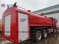 China Sinotruk HOWO 336HP 20Ton 6x4 Fire Fighting Water Tank Sprinkler Truck for sale