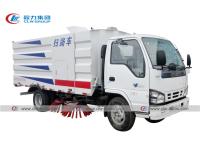 China EURO 4 ISUZU 5 Ton LHD Vacuum Road Sweeper Truck with 3.2M Width and 60,000 m²/h Capacity for sale