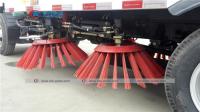 China EURO 4 ISUZU 5 Ton LHD Vacuum Road Sweeper Truck with 3.2M Width and 60,000 m²/h Capacity for sale