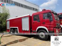 China SINOTRUK HOMAN 6x4 Fire Fighting Truck 8000L Water 2000L Foam Tank Emergency Pumper for sale