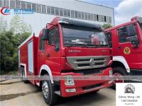 China SINOTRUK HOMAN 6x4 Fire Fighting Truck 8000L Water 2000L Foam Tank Emergency Pumper for sale