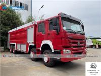 China Sinotruk Howo 8x4 371HP 20000L Fire Rescue Truck Water Foam Tank Fire Engine for sale