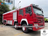 China Sinotruk Howo 8x4 371HP 20000L Fire Rescue Truck Water Foam Tank Fire Engine for sale