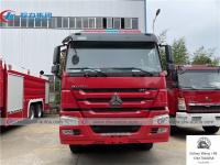 China Sinotruk Howo 8x4 371HP 20000L Fire Rescue Truck Water Foam Tank Fire Engine for sale