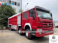 China Sinotruk Howo 8x4 371HP 20000L Fire Rescue Truck Water Foam Tank Fire Engine for sale