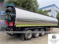 China CCC 3 Axle 50000L Stainless Steel Asphalt Tanker Semi Trailer with 250°C Heating System for sale