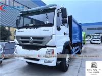 China Sinotruk Homan 4x2 10000L RHD Garbage Compactor Truck 266HP Euro II for sale