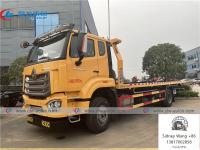 China SINOTRUK HOWO 4x2 Heavy Duty 8 Ton Flatbed Wrecker Towing Truck 18000kg GVW for sale