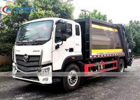 China FOTON AUMAN 6 Wheeler 12m3 Garbage Compactor Truck Cummins Engine 22000kg GVW for sale