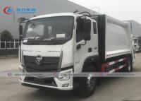 China FOTON AUMAN 6 Wheeler 12m3 Garbage Compactor Truck Cummins Engine 22000kg GVW for sale