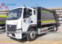 China FOTON AUMAN 6 Wheeler 12m3 Garbage Compactor Truck Cummins Engine 22000kg GVW for sale