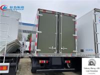 China SINOTRUK HOWO 4x4 Refrigerated Van Truck 10T 12T with Thermo King Freezer Unit for sale