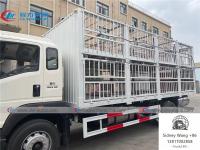 China Sinotruk Howo 4x2 Fence Cargo Truck 120HP Diesel Livestock Transport 4495kg GVW for sale