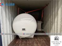 China 5000 Liter 2.5 Ton LPG Skid Station with Cylinder Refilling Scale 380V for sale