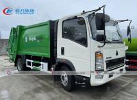 China Sinotruck HOWO 4x2 140HP 6CBM Garbage Compactor Truck Waste Collection Vehicle for sale