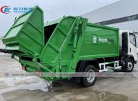 China Sinotruck HOWO 4x2 140HP 6CBM Garbage Compactor Truck Waste Collection Vehicle for sale