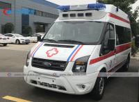 China FORD Mid Roof Negative Pressure Ambulance 5341mm 121hp Emergency Rescue Vehicle for sale
