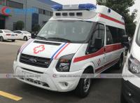 China FORD Mid Roof Negative Pressure Ambulance 5341mm 121hp Emergency Rescue Vehicle for sale