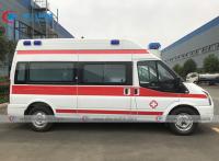 China FORD Mid Roof Negative Pressure Ambulance 5341mm 121hp Emergency Rescue Vehicle for sale